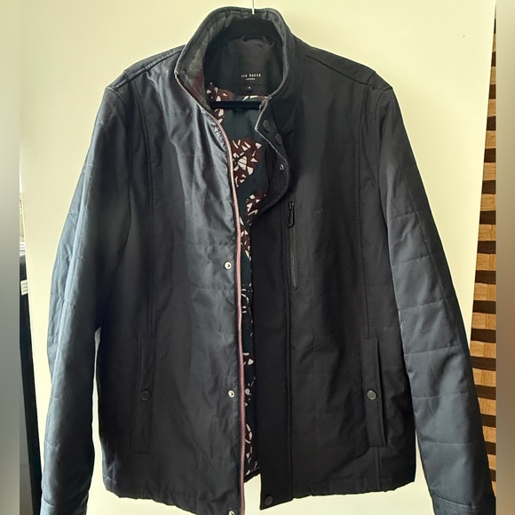 Ted Baker | Jackets & Coats | Ted Baker Navy Blue Quilted Mens Jacket ...